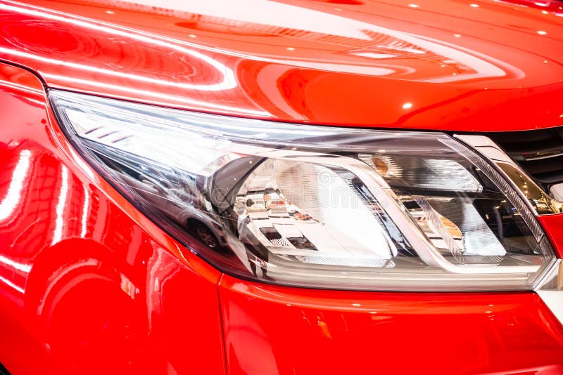 Headlights lamp car stock photo. Image of lamp, shiny - 80709088