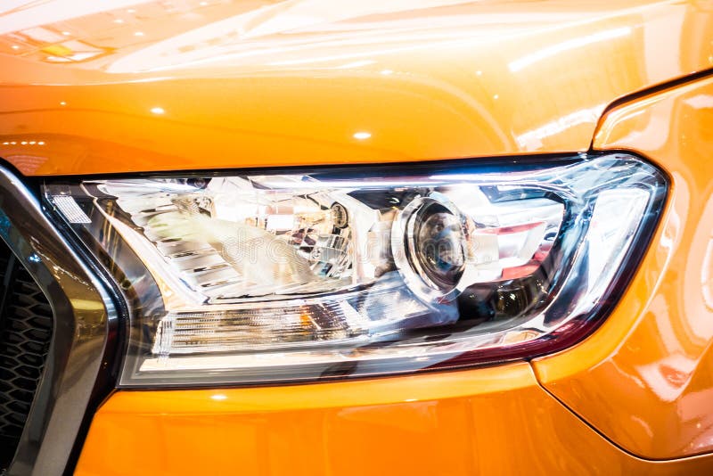 Headlights lamp car stock photo. Image of front, technology - 81138284