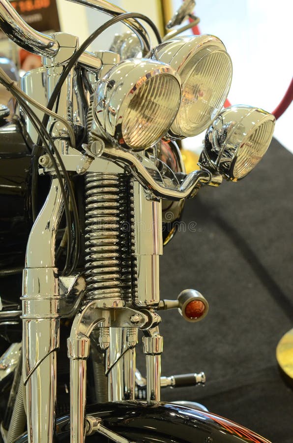 Motorcycle on Three Wheels with a Cabin for the Passenger Stock Photo ...