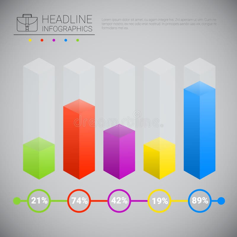 Headline Infographic Set Design Business Data Graphic Collection ...