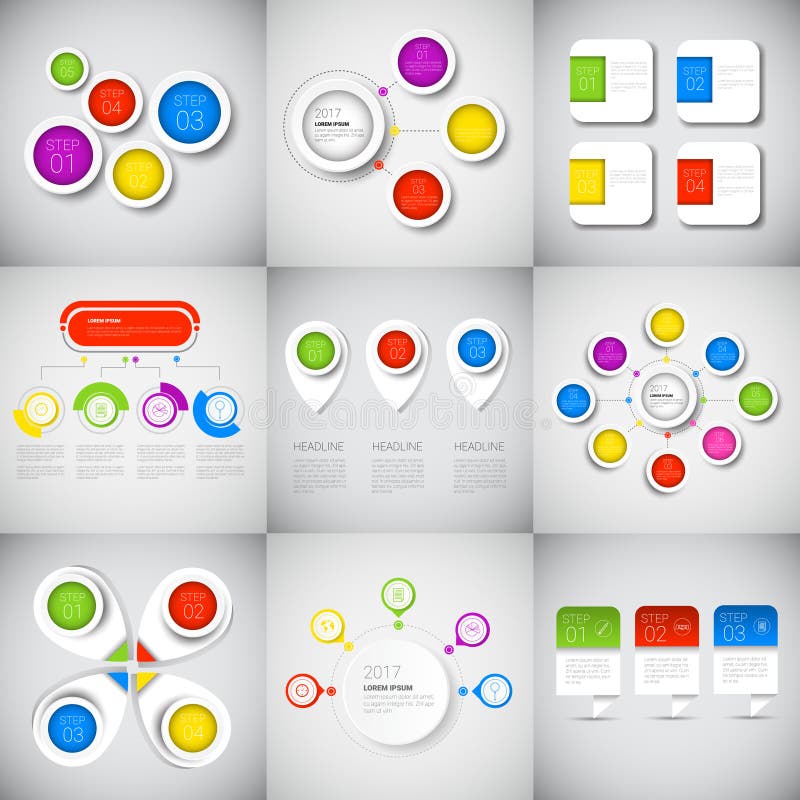 Headline Infographic Set Design Business Data Graphic Collection ...