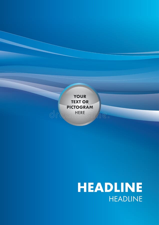 Headline template stock vector. Illustration of flowing - 64105526