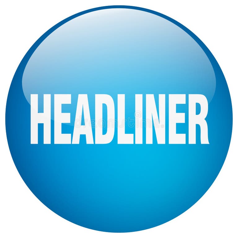 Headliner button stock vector. Illustration of graphic - 122696174