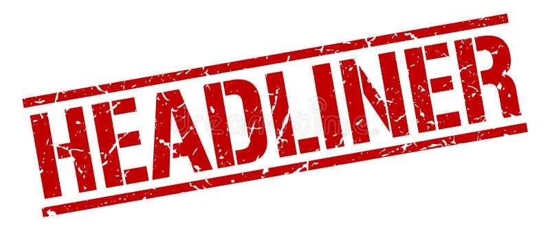 Headliner stamp stock vector. Illustration of vector - 122105334