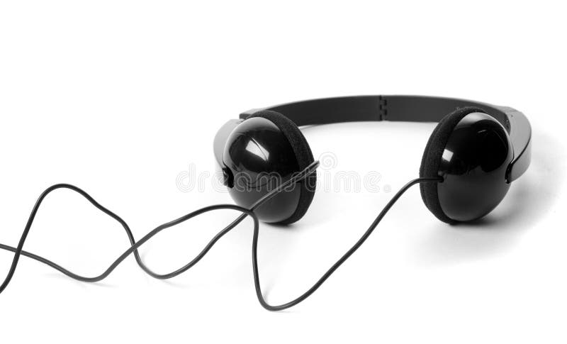 Headphone stock image. Image of isolated, head, sound - 12582367