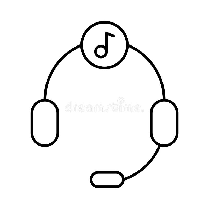 Headphone, Bluetooth Headphone, Wireless Headphone Icon Stock Vector ...