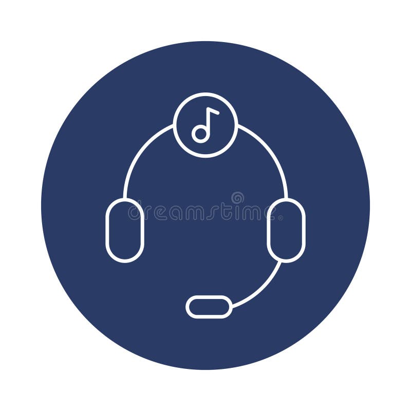 Headphone, Bluetooth Headphone, Wireless Headphone Icon Stock Vector ...