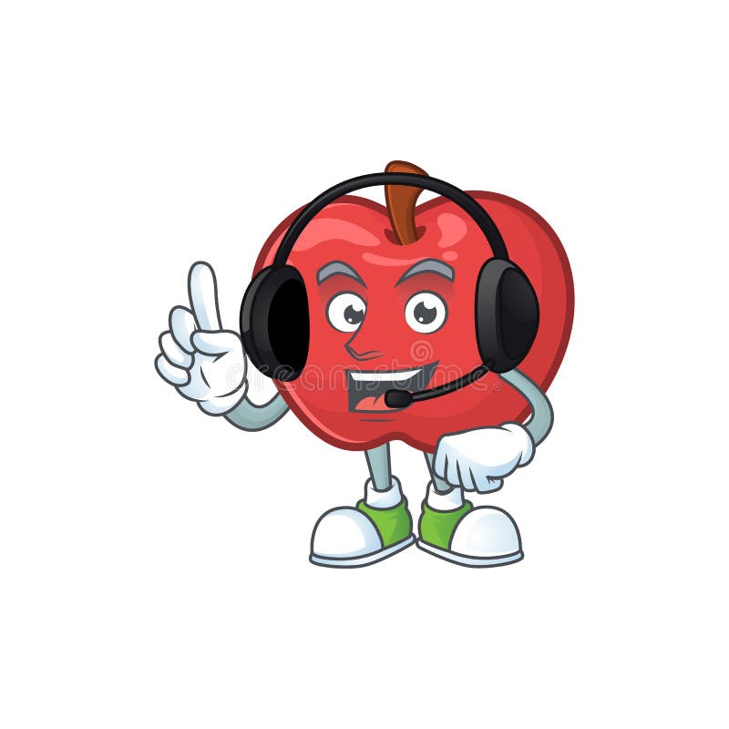 Singing Apple Cartoon Stock Illustrations – 167 Singing Apple Cartoon ...