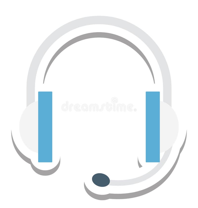 Headphone, Earbuds Vector Icon Editable Stock Vector - Illustration of ...