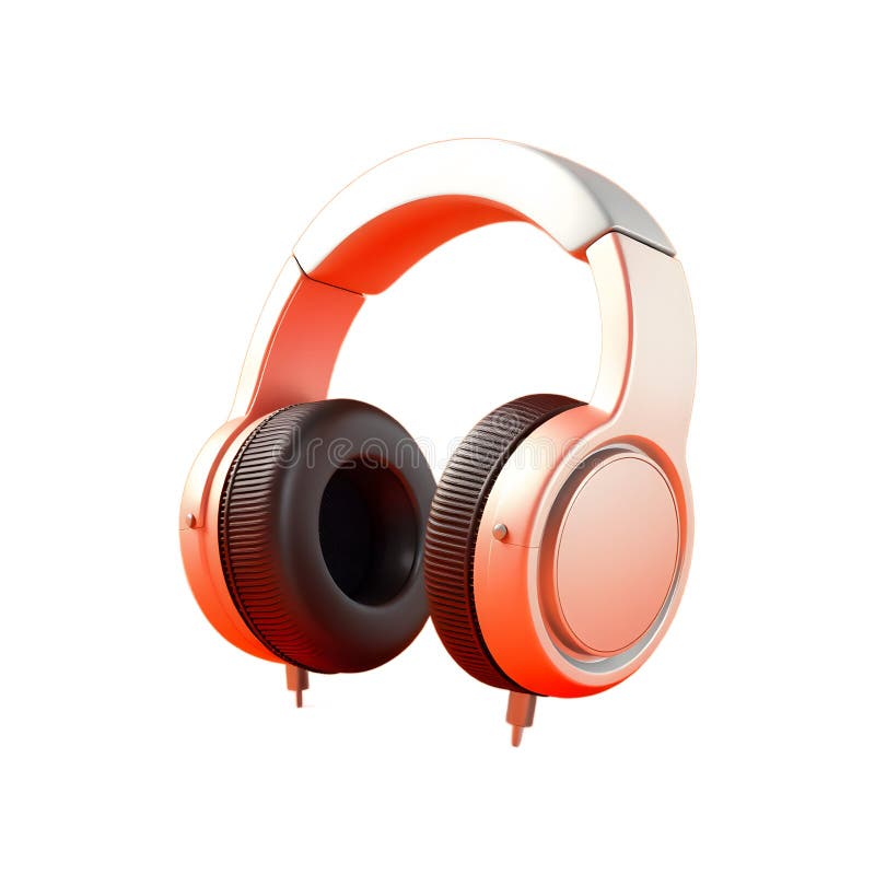 Headphone Headset Icon 3d Render Illustration with Ultra Layer Stock ...