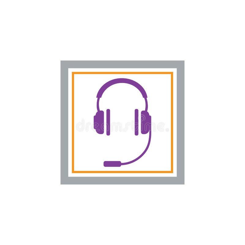 Headphones Vector Icon,call Center Icon Vector Illustration Design ...