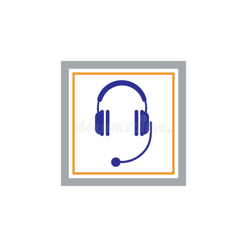 Headphones Vector Icon,call Center Icon Vector Illustration Design ...