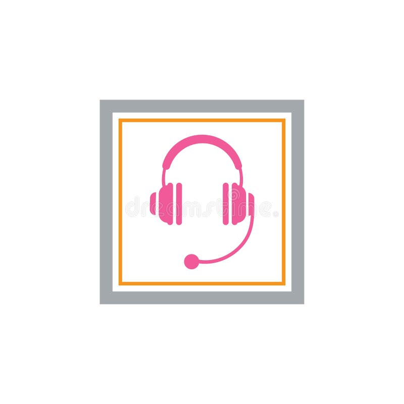 Headphones Vector Icon,call Center Icon Vector Illustration Design ...