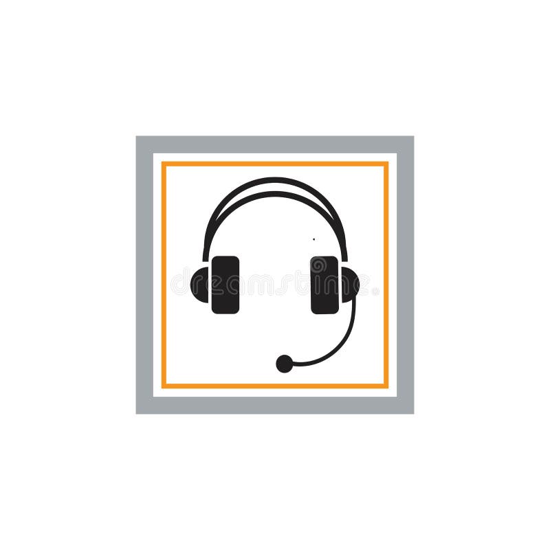 Headphones Vector Icon,call Center Icon Vector Illustration Design ...