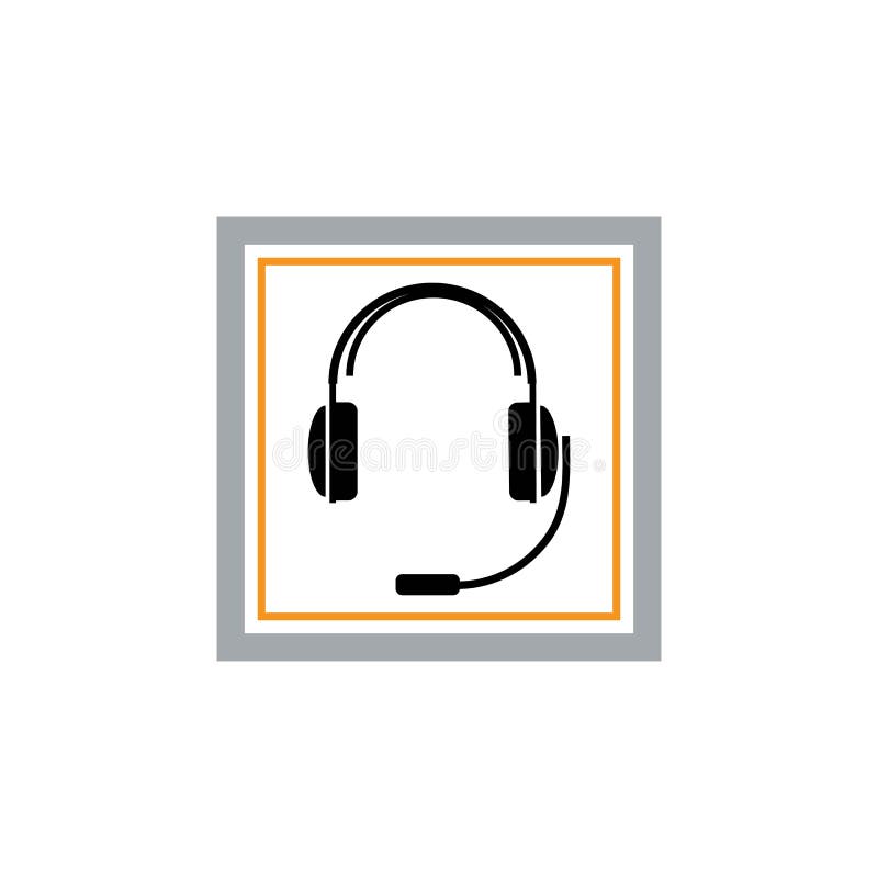 Headphones Vector Icon,call Center Icon Vector Illustration Design ...