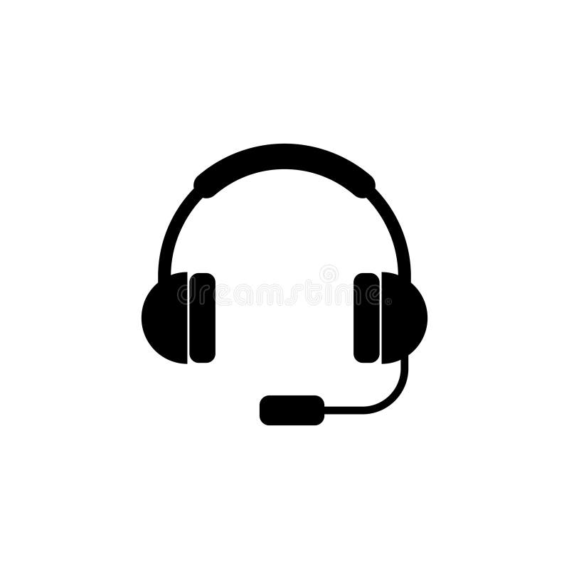 Headphone Icon . Headset Icon Symbols Stock Vector - Illustration of ...