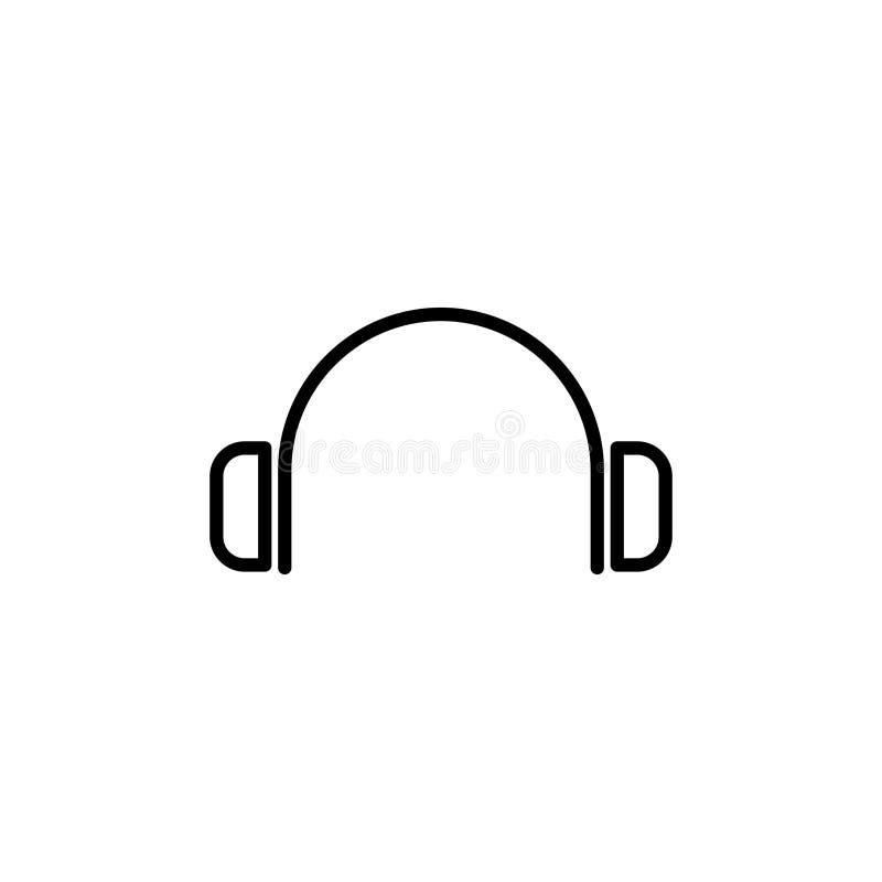 Headphone Icon . Headset Icon Symbols Stock Vector - Illustration of ...