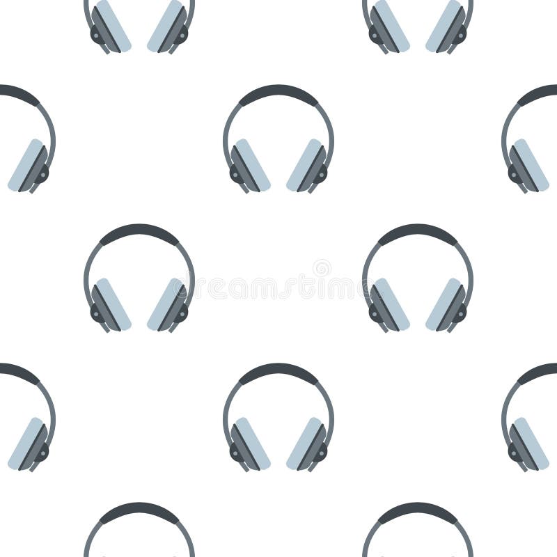 Headphone pattern vector stock vector. Illustration of device - 91195367