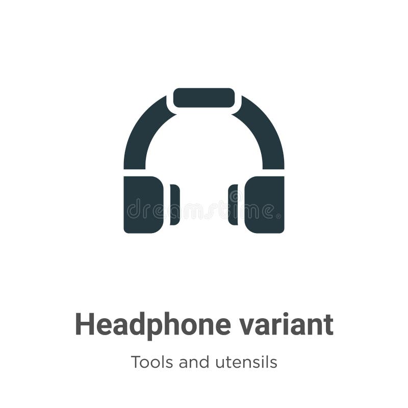 Headphone Variant Icon in Trendy Design Style. Headphone Variant Icon ...