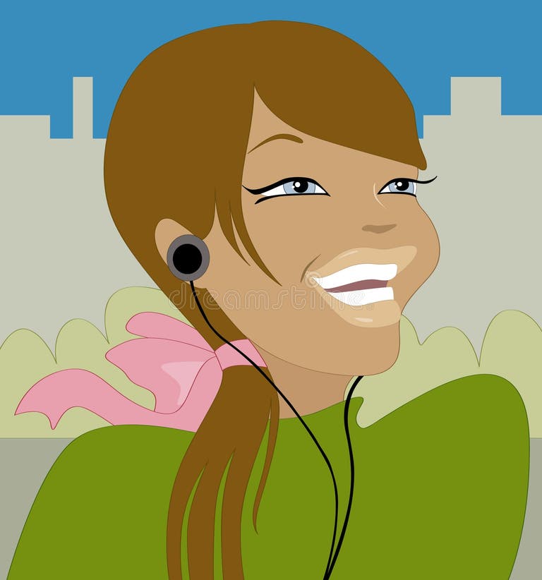 Girl Headphones Colorful Stock Illustrations – 2,027 Girl Headphones Colorful Stock ...
