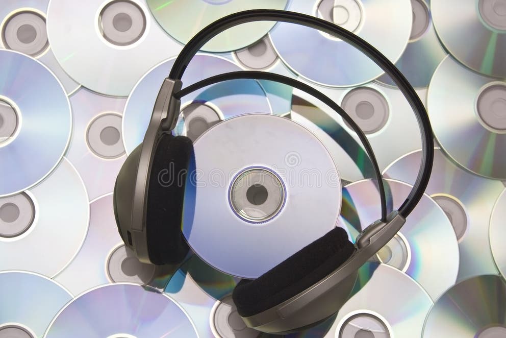 Headphones stock image. Image of optical, multimedia, silver - 4535673