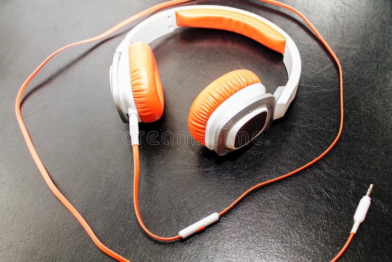 Headphones On Table Picture. Image: 90429702