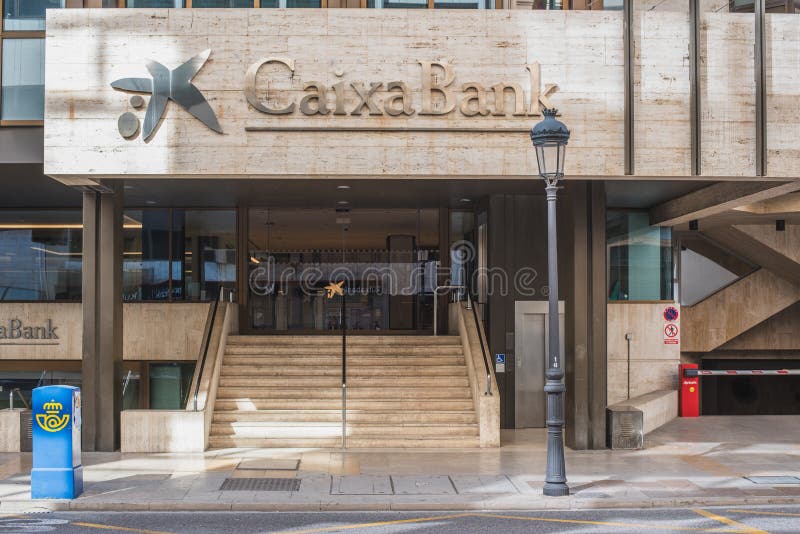 Headquarters of Caixabank, a Spanish Bank in Valencia, Spain Editorial ...