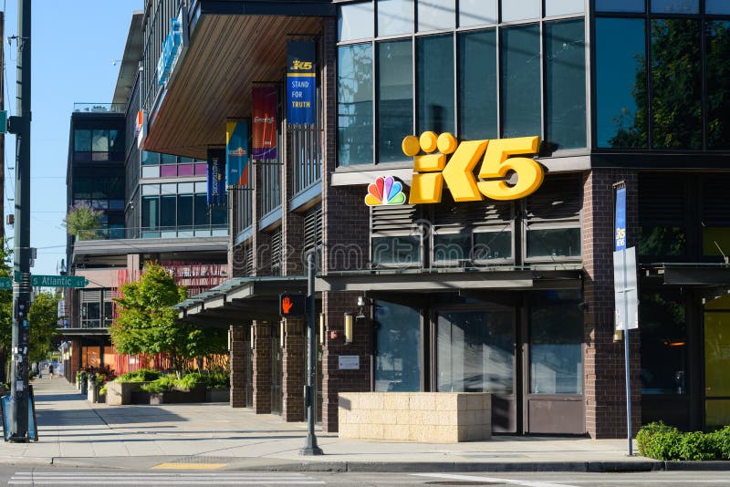 Headquarters of King 5 Media Group in Seattle Owned by Tegna Inc ...