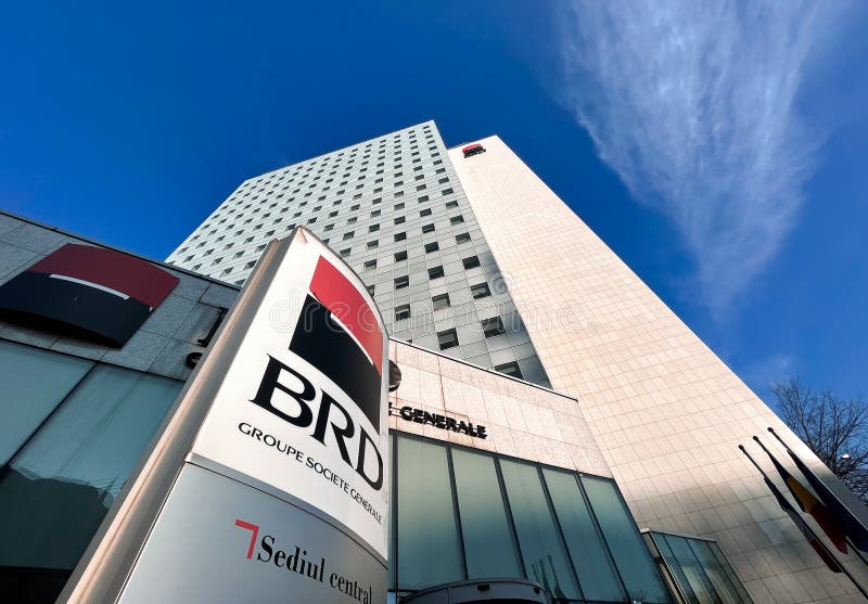 Headquarters Office Building of BCR Bank from Romania. Photo Taken in ...