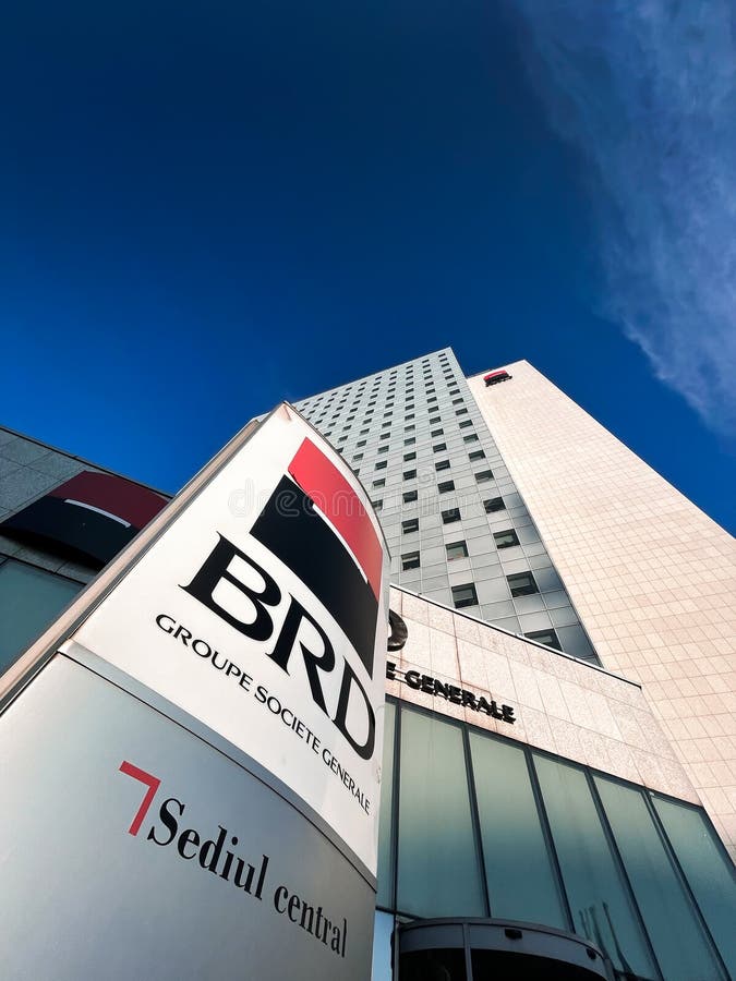 Headquarters Office Building of BCR Bank from Romania. Photo Taken in ...