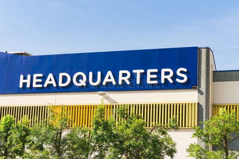 Headquarters Generic Building Stock Image - Image of structure ...