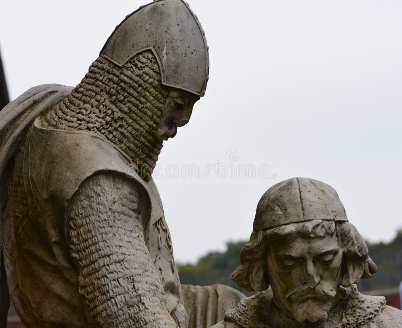 Heads of ancient statues stock image. Image of sculpture - 270640513