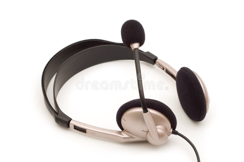 Headset stock image. Image of office, communication, headset - 432941