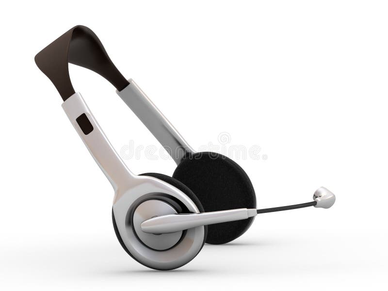 Call center headset stock vector. Illustration of customer - 11436143