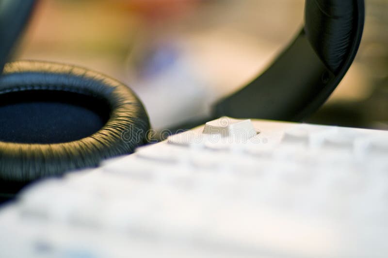 Computer keyboard stock photo. Image of desktop, macro - 4846002