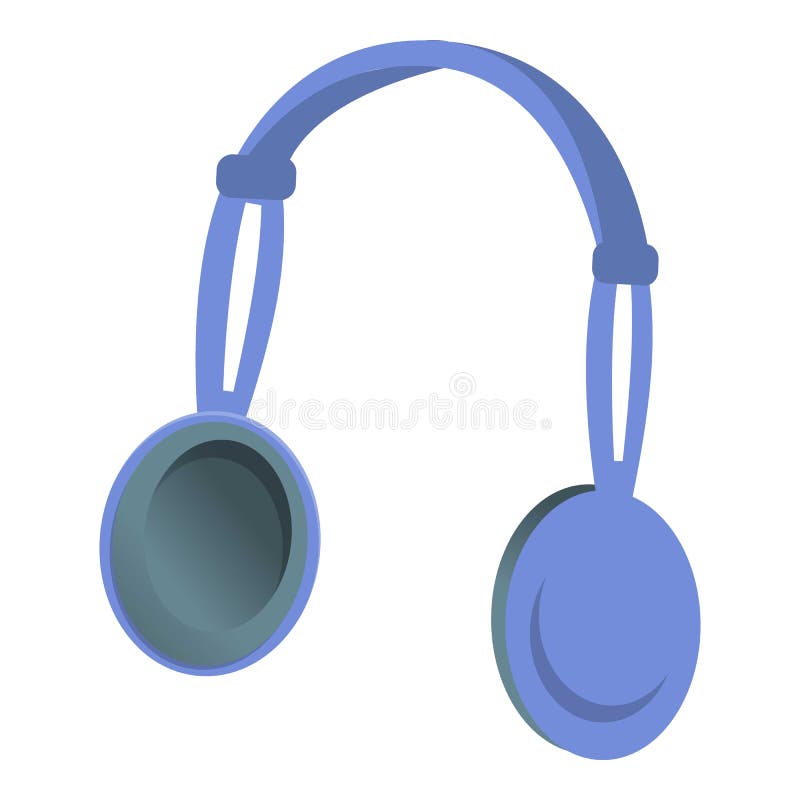 Headset Icon, Cartoon Style Stock Vector - Illustration of design ...