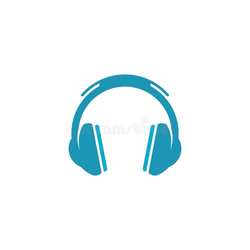 Headset icon logo vector stock vector. Illustration of listen - 174624457