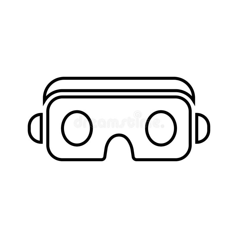 Vr Outline Stock Illustrations – 7,385 Vr Outline Stock Illustrations ...
