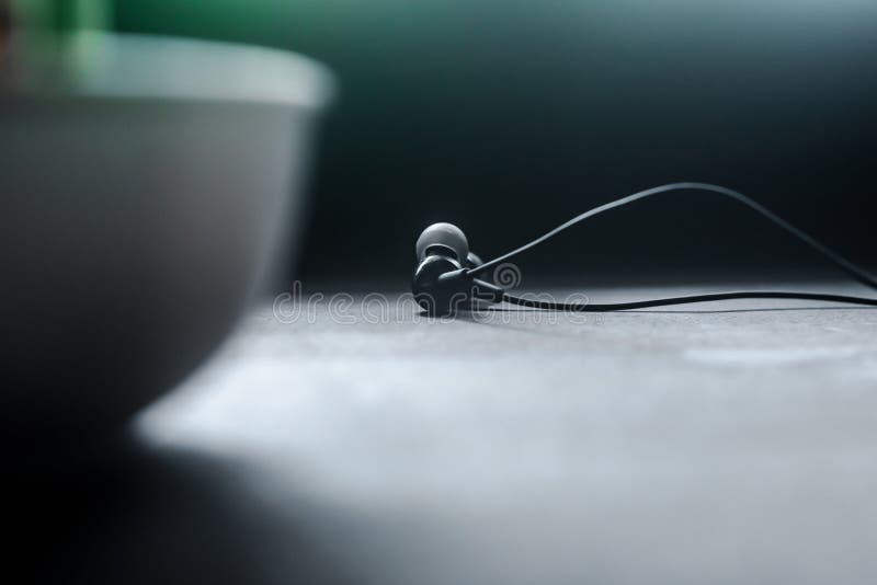 Headset on table 1 stock photo. Image of concept, design - 191666440