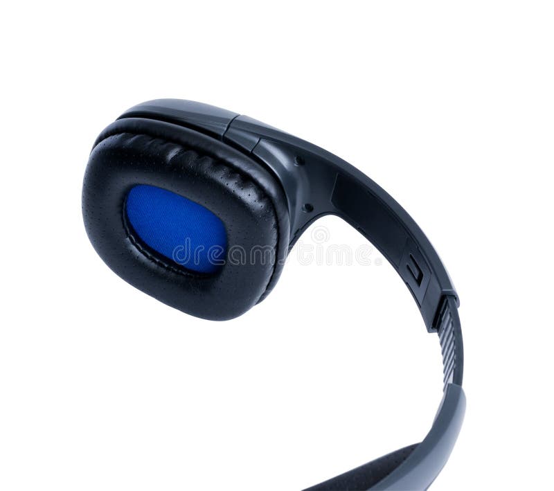 Headset on white stock image. Image of mobile, isolated - 186885177