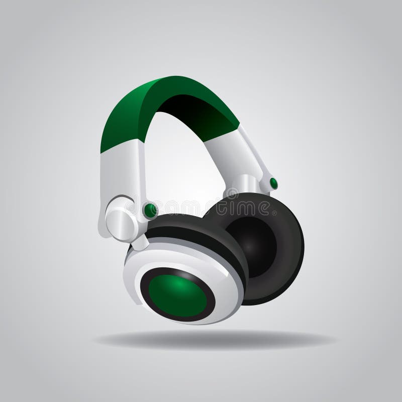 Headsets. Vector Illustration Decorative Design Stock Vector ...