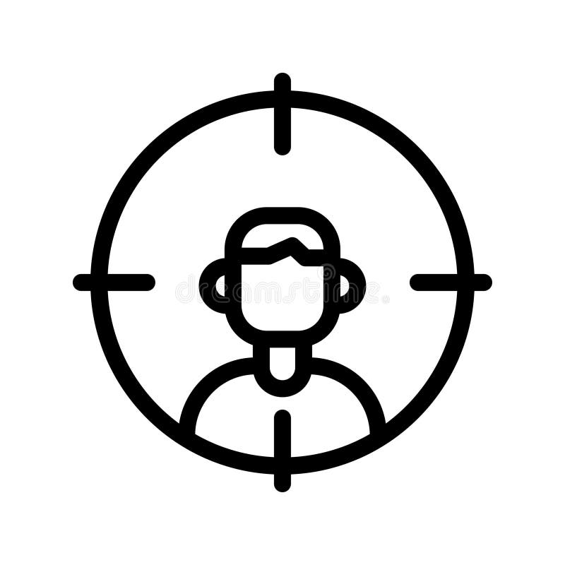 Vector Illustration of a Male Headshot Which Can Be Used As Logo Stock ...