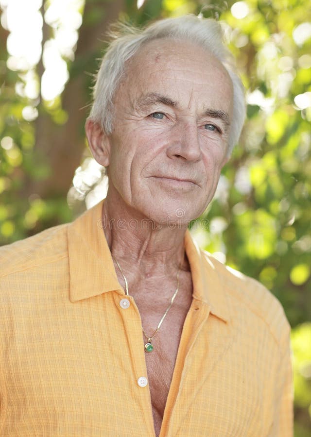 Headshot of a senior male stock photo. Image of hair - 17358640