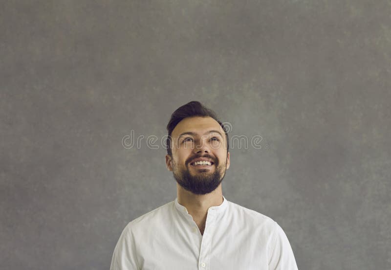Headshot Studio Portrait of Happy Smiling Young Caucasian Man Looking ... Headshot Studio Portrait of Happy Smiling Young Caucasian Man Looking ...