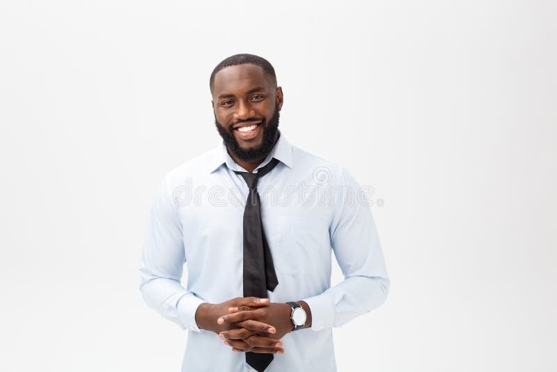 Headshot of Successful Smiling Cheerful African American Businessman ... Headshot of Successful Smiling Cheerful African American Businessman ...