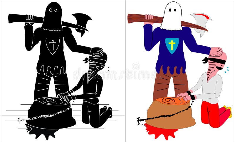 Headsman and thief stock vector. Illustration of beggar - 6135656