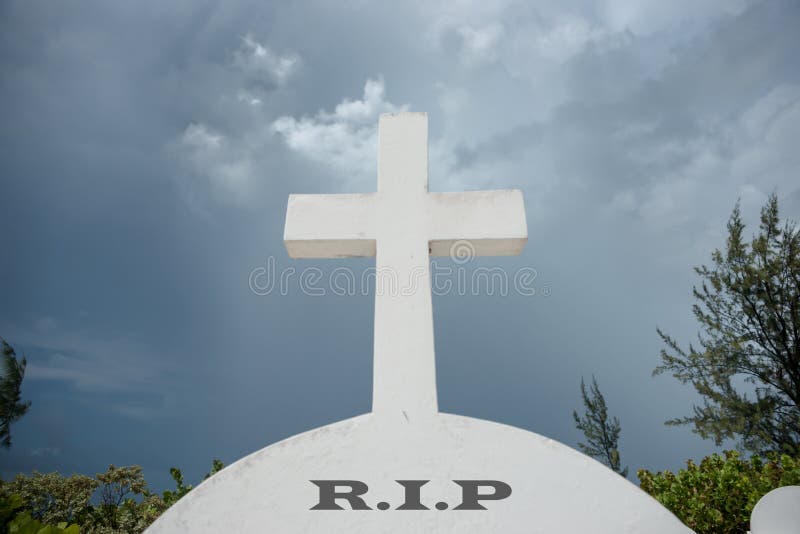 Gravestone cross RIP stock image. Image of christian - 44696879
