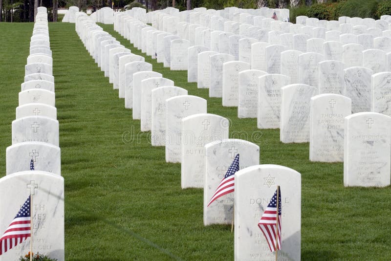 Headstones, National Cemetary Editorial Photography - Image of remember ...