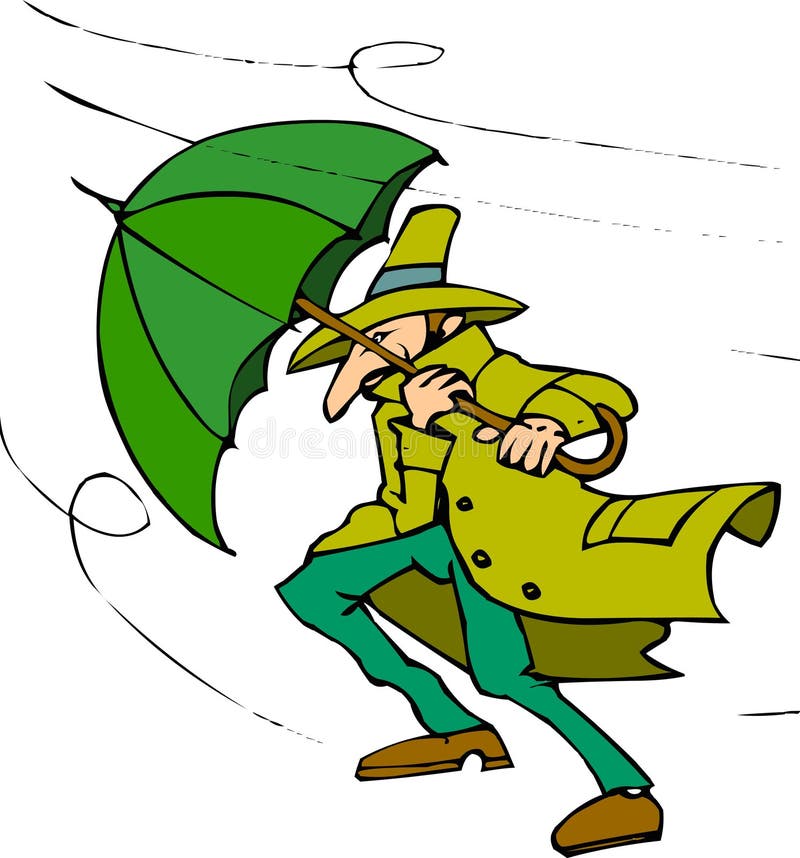 Headwind stock image. Illustration of wind, forward, umbrella - 49557501