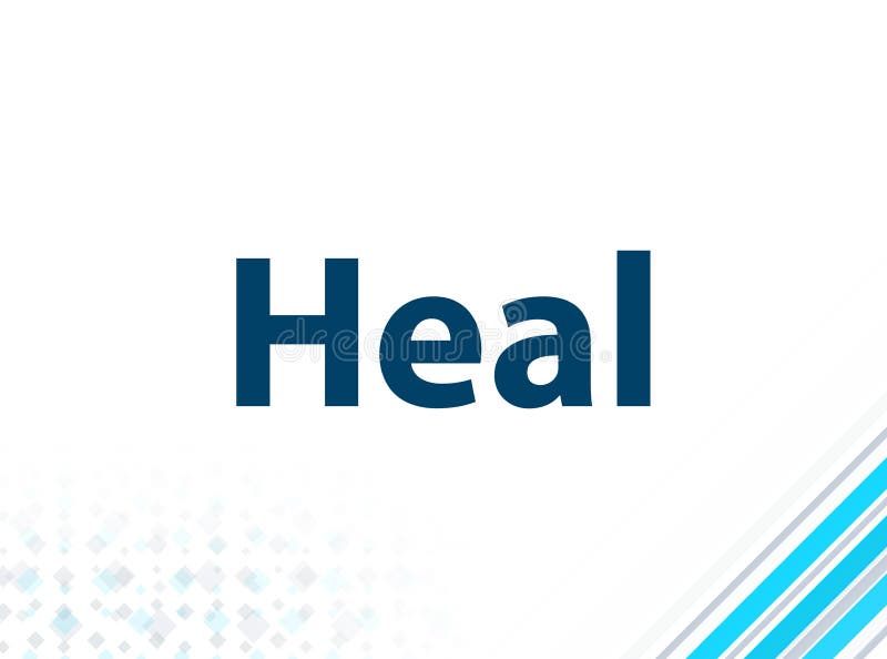 Heal Modern Flat Design Blue Abstract Background Stock Illustration ...